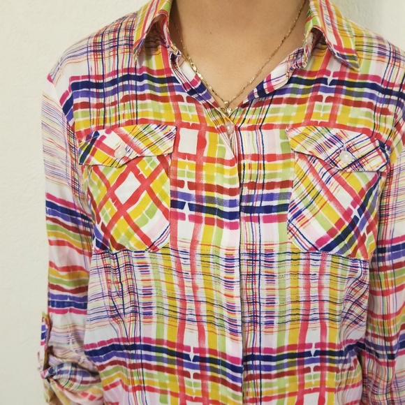 CAbi | Tops | Cabi Button Down Long Sleeve Shirts Small | Poshmark